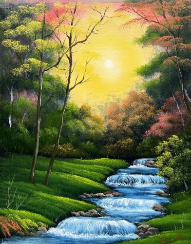 'Yellow Haze' - March 2026 | My Courses | The Painting Policeman